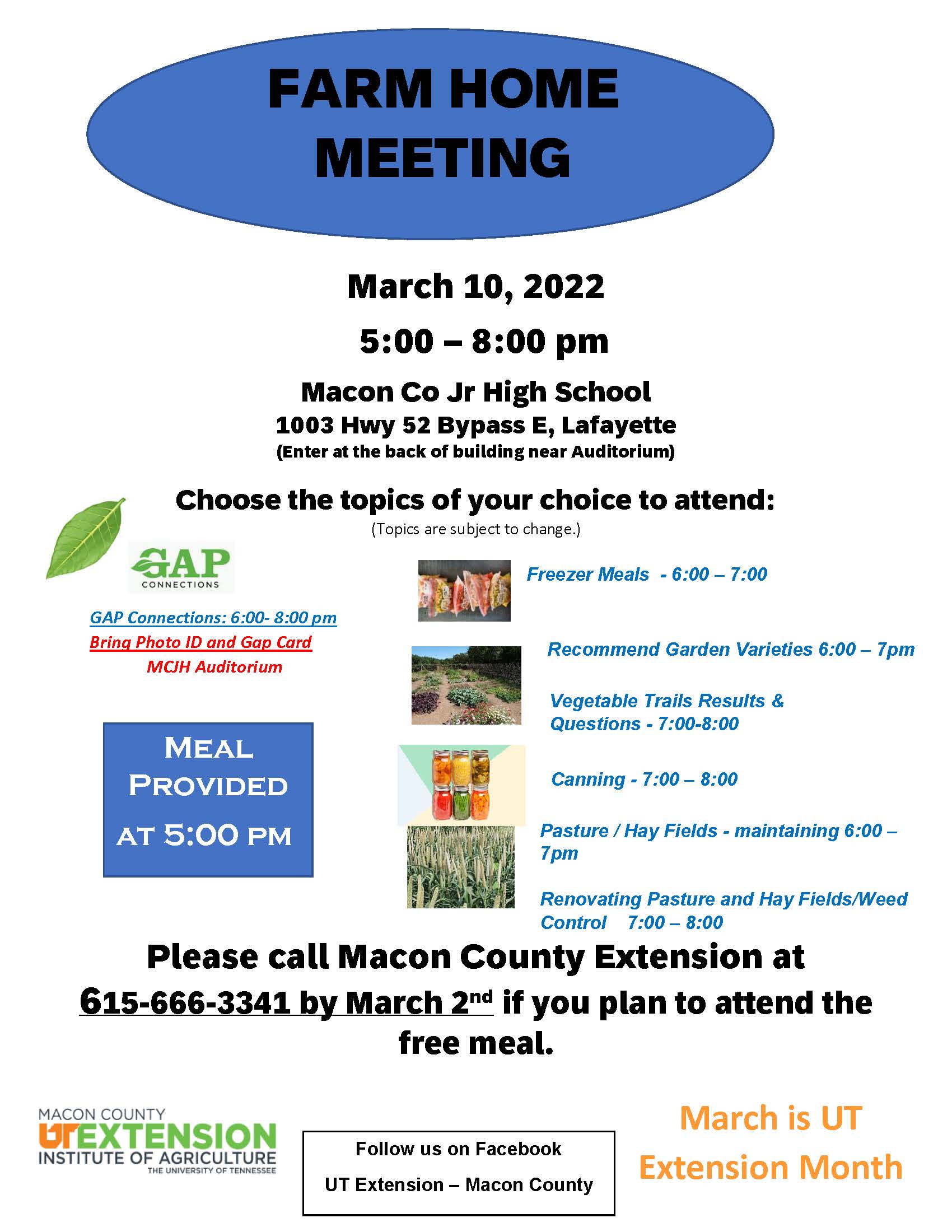 Farm Home Meeting | Macon County